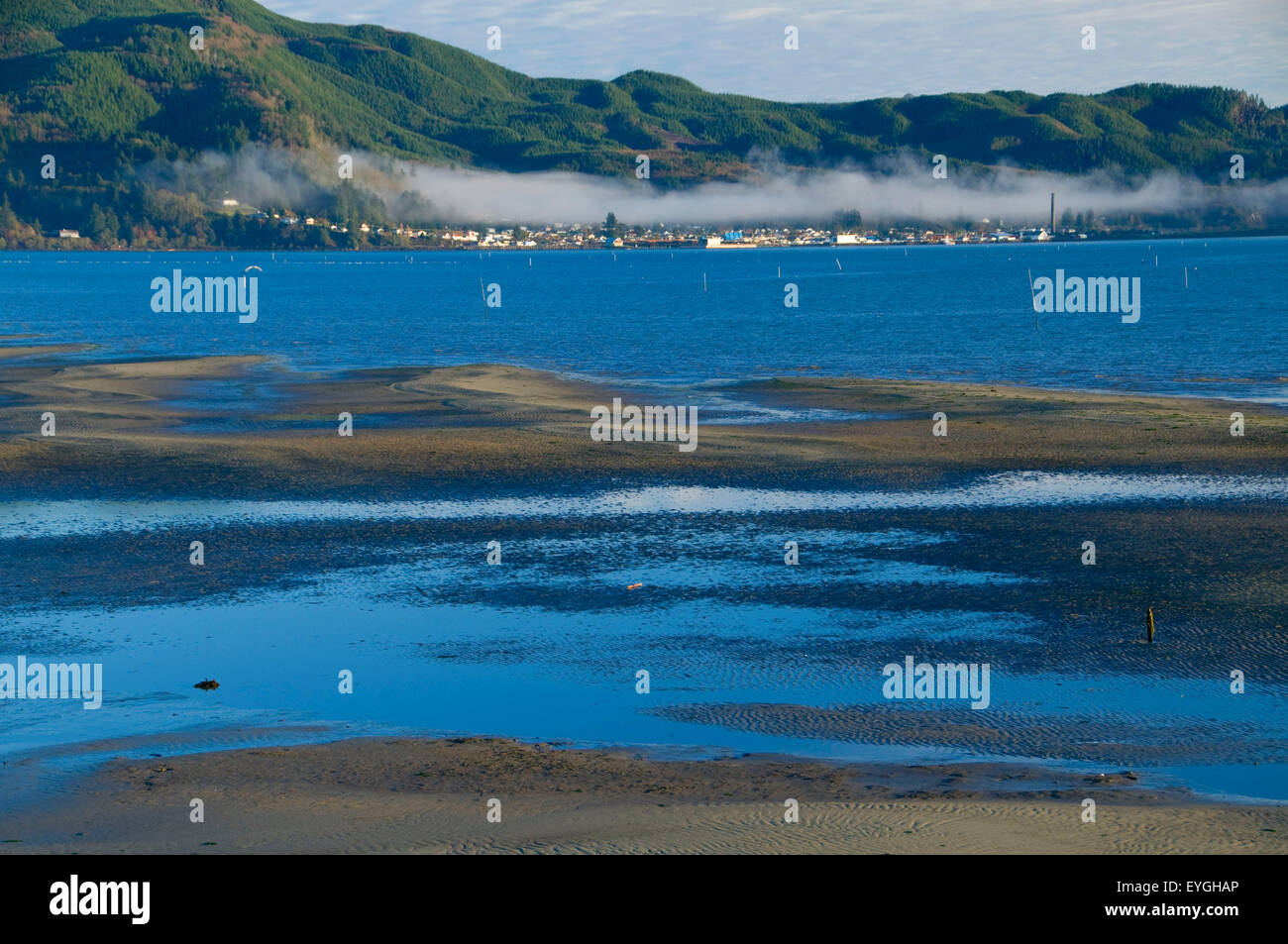 Tillamook Bay to Garibaldi, Bayocean Peninsula, Oregon Stock Photo - Alamy