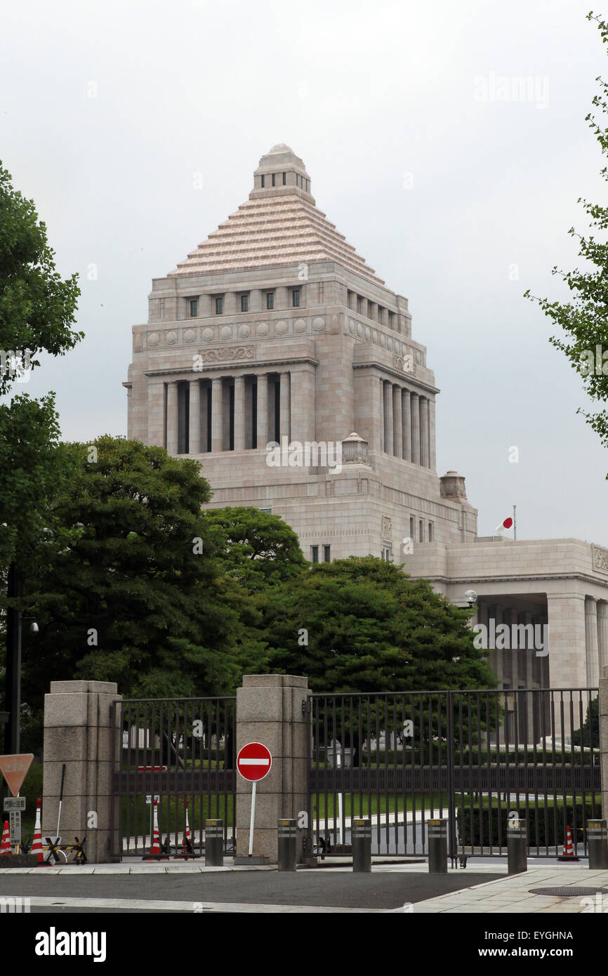 Tokyo, Japan. 29th July, 2015. General image of Japan's Parliament on ...