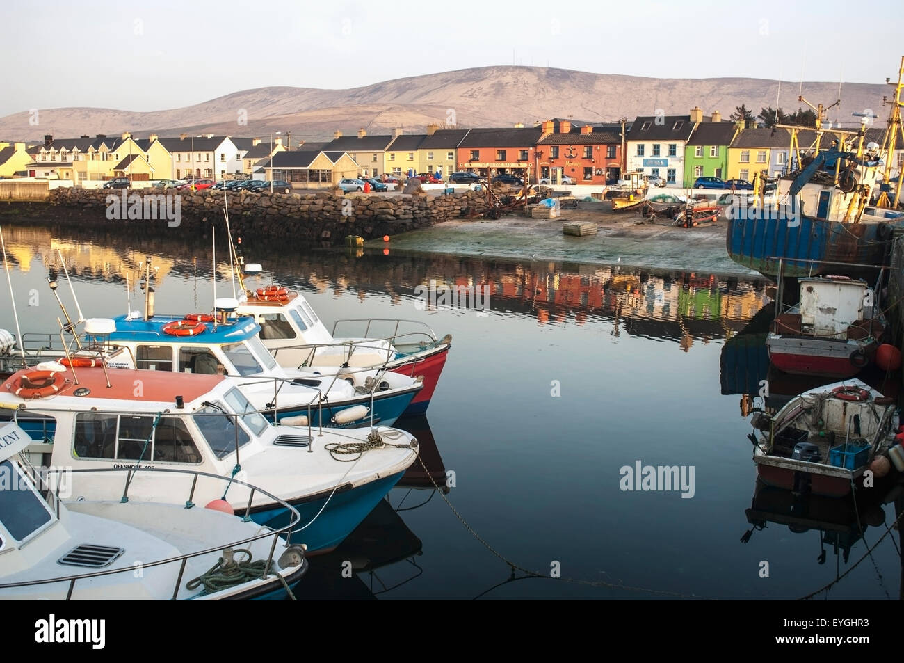 UK, Ireland, County Kerry, Iveragh Peninsula, Portmagee, Portmagee ...