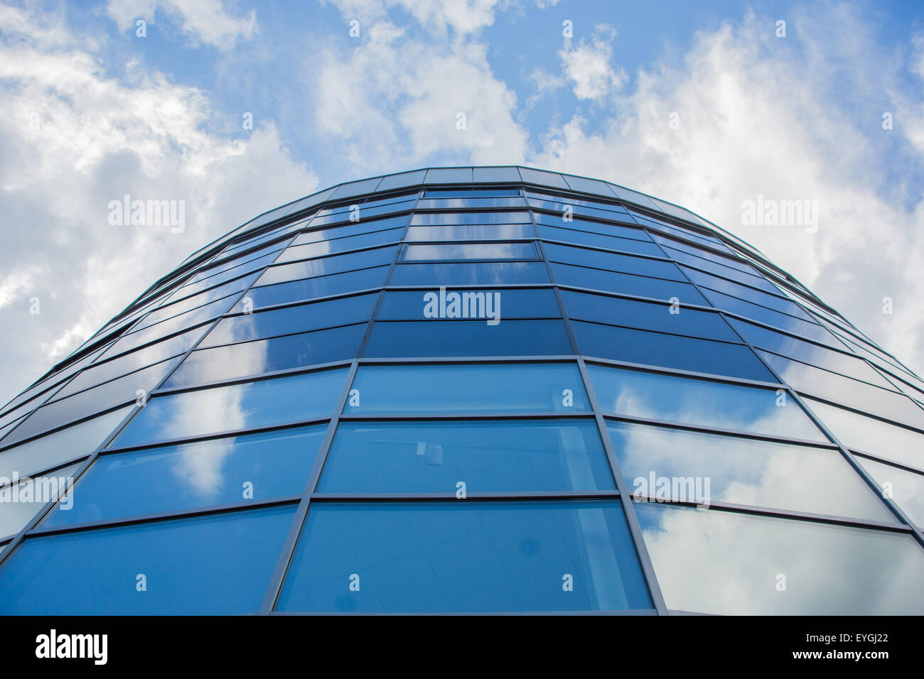 window reflection dayligh as blue background Stock Photo - Alamy