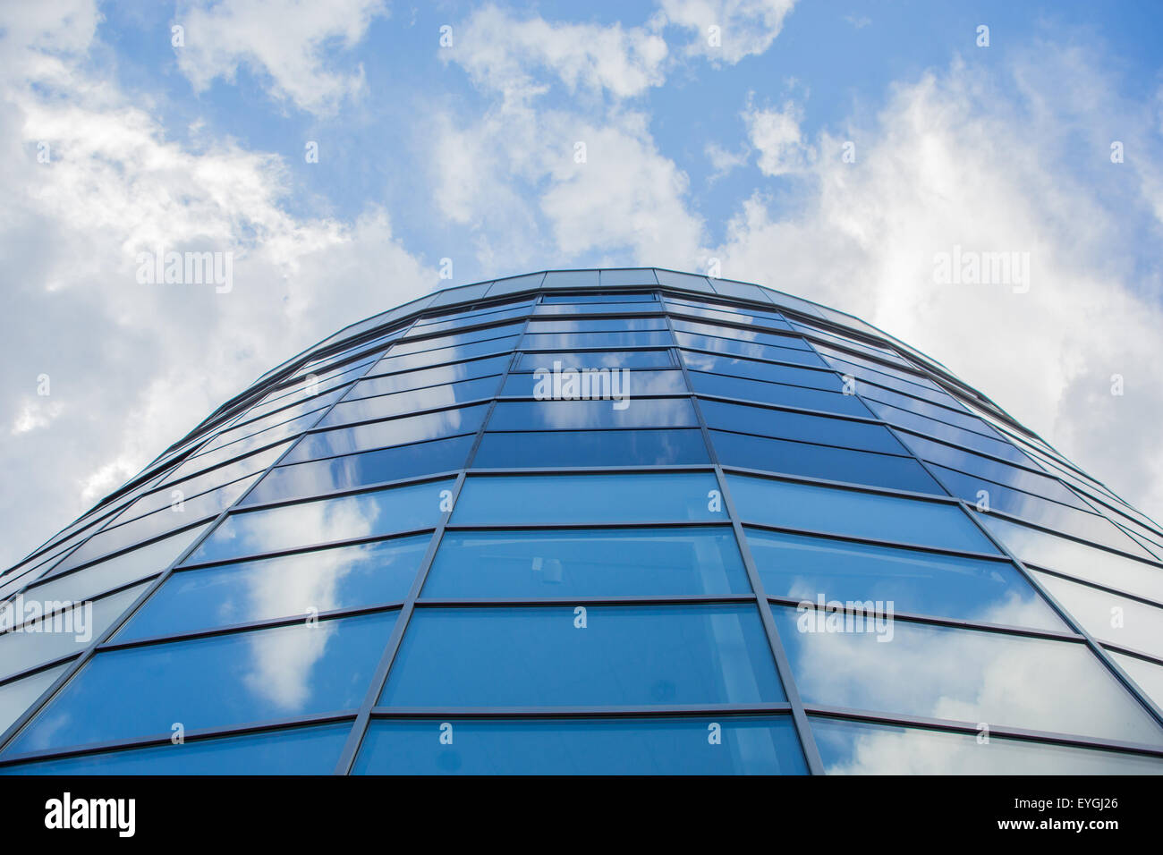 window reflection dayligh as blue background Stock Photo - Alamy