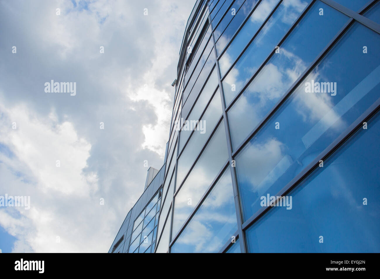 window reflection dayligh as blue background Stock Photo - Alamy