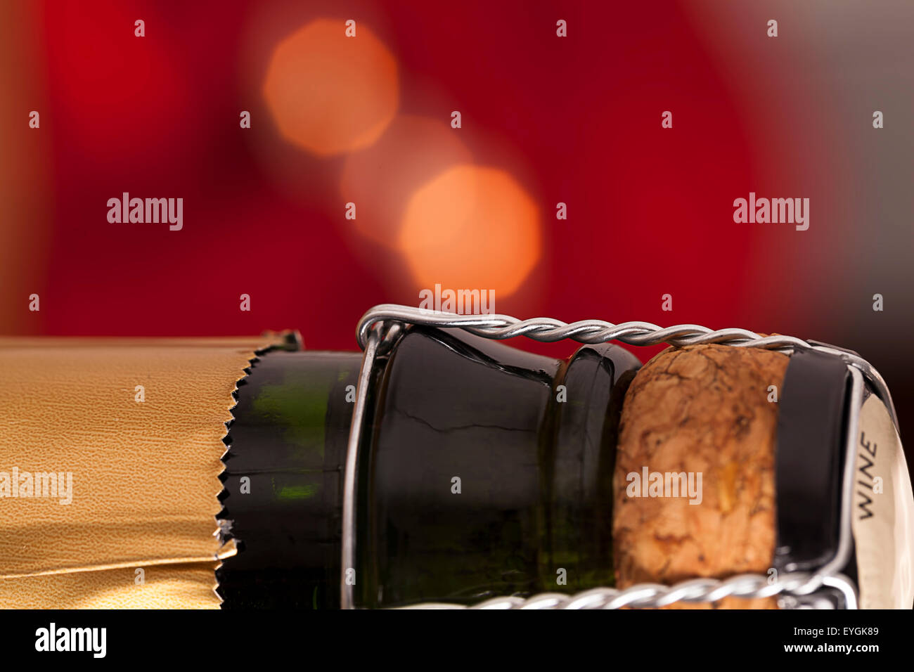 Champagne wine bottle cap Stock Photo - Alamy