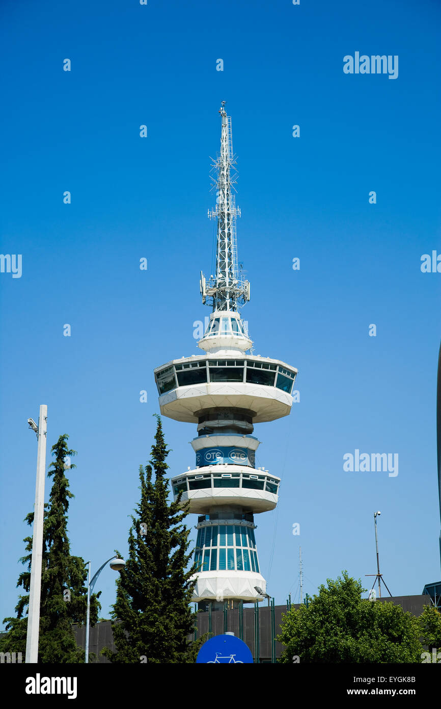 Greece, Telecom tower; Thessaloniki Stock Photo - Alamy