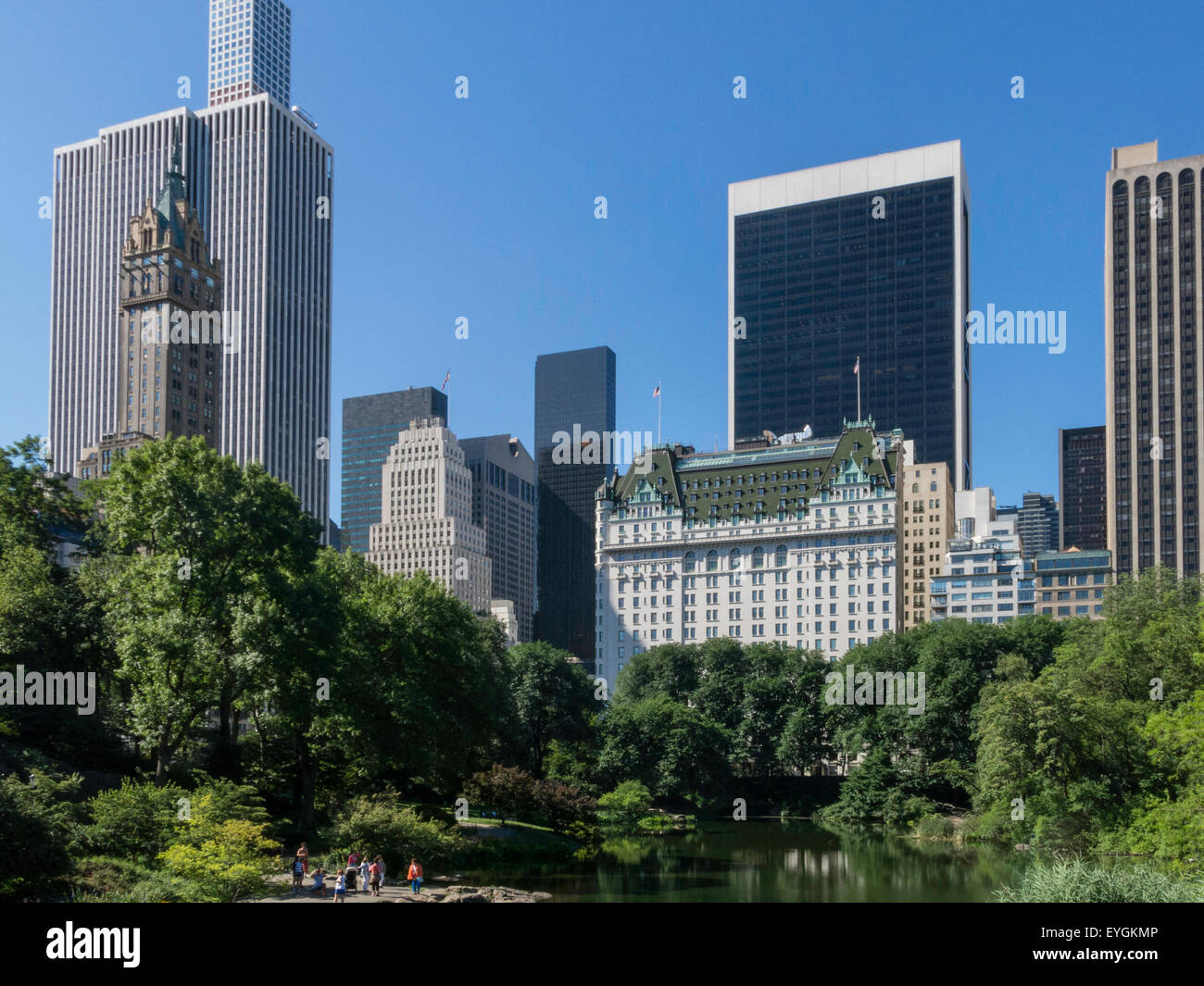 Central Park and Skyline, NYC Stock Photo - Alamy