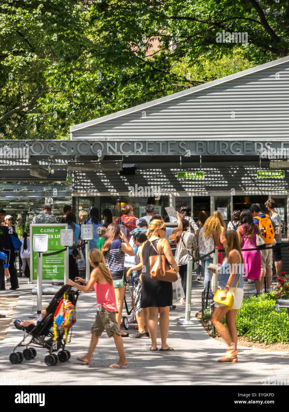 The Shake Shack, Madison Square Park, NYC Stock Photo - Alamy
