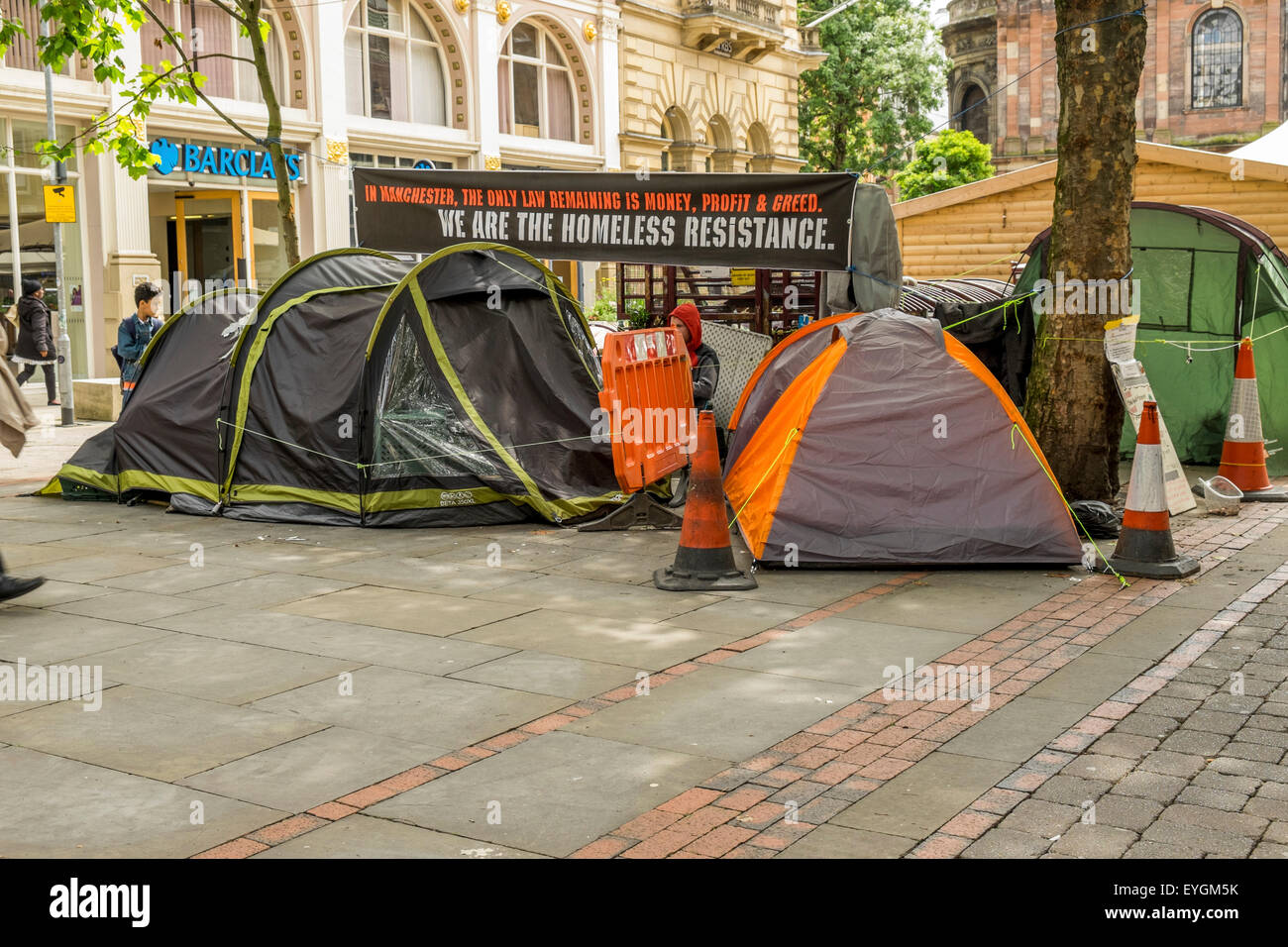 Homeless bed manchester hi-res stock photography and images - Alamy