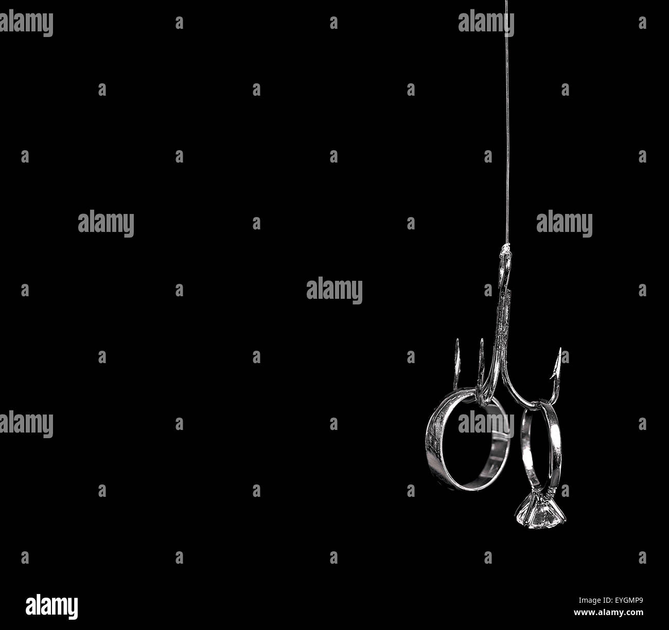 Shark with hook hi-res stock photography and images - Alamy