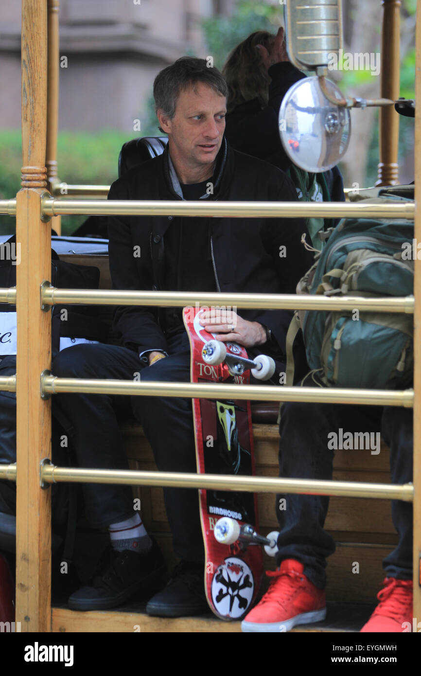 Drivers leave San Francisco Civic Center Featuring: Tony Hawk Where ...