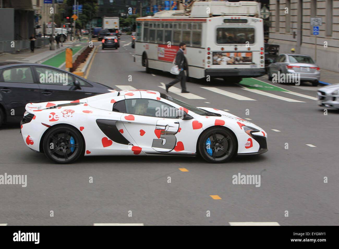 Drivers leave San Francisco Civic Center Featuring: Tommy Lee Where ...