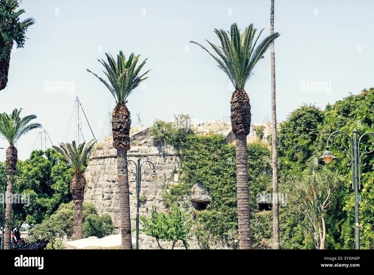 Castle of the Knights Order Saint John Stock Photo - Alamy