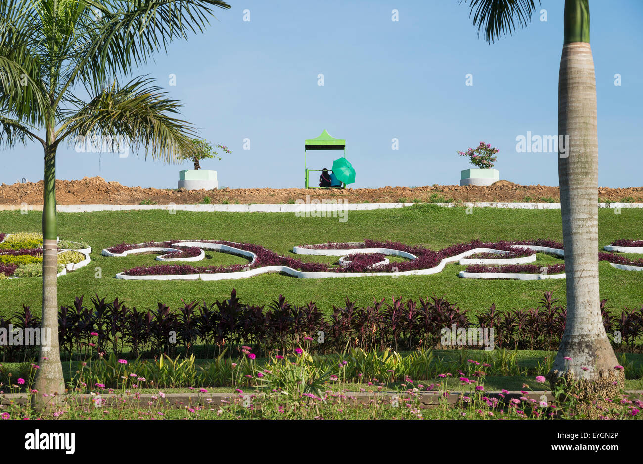 Myanmar, Inya lake bank promenade; Yangon Stock Photo - Alamy