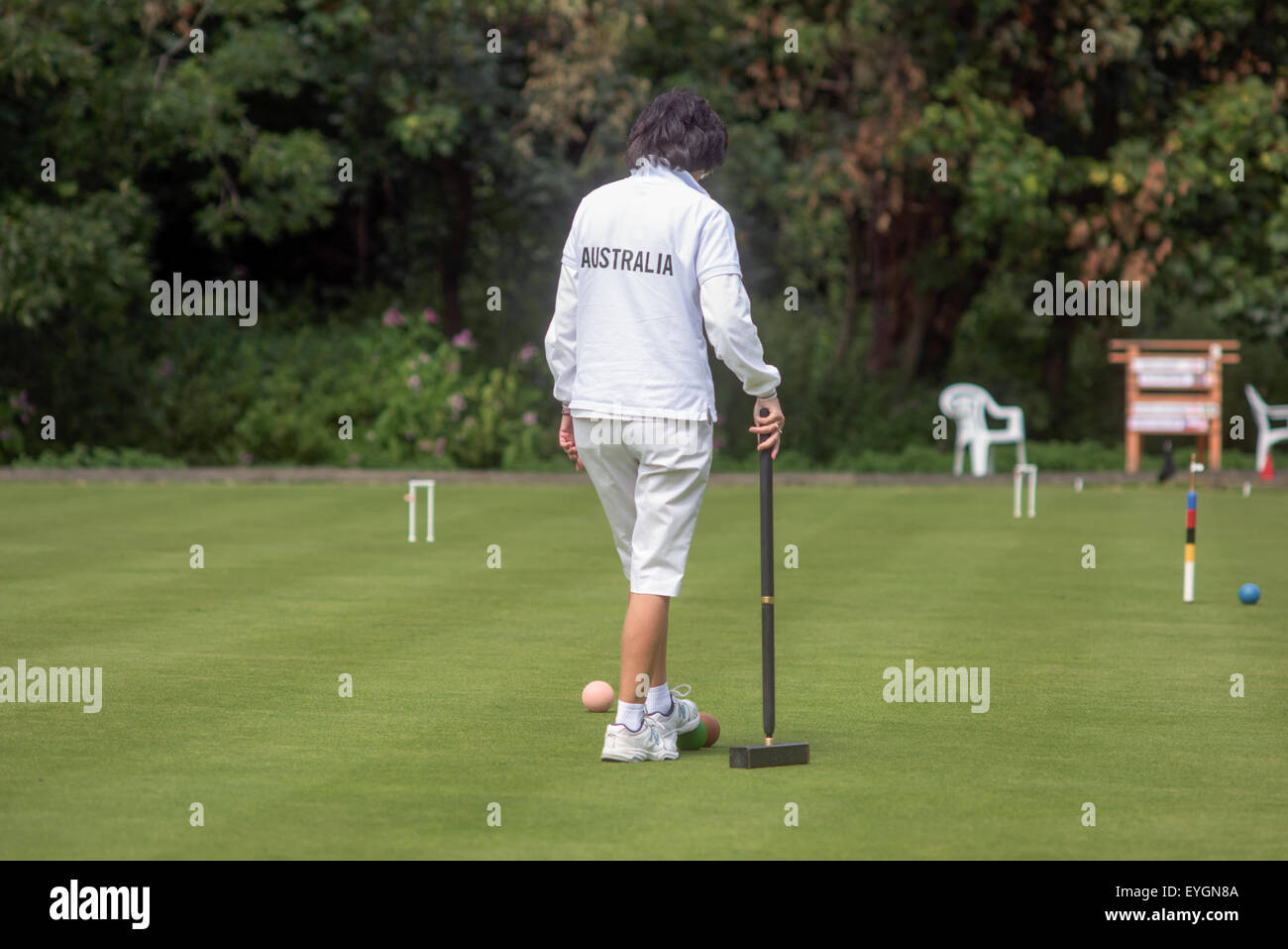 Nottingham, UK. 29th July, 2015. 36 women players from 12 nations are ...