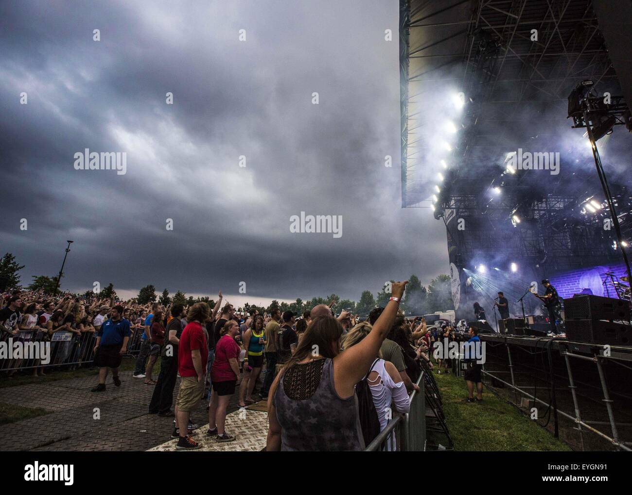 Indianapolis, Indiana, USA. 26th July, 2015. The DEFTONES Show in ...