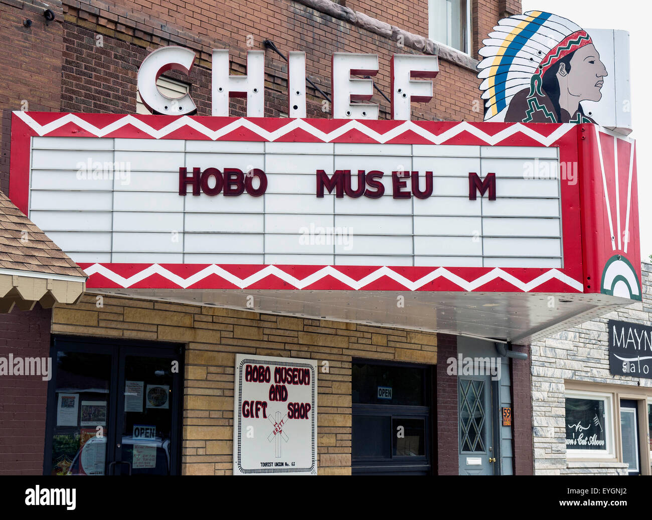 Hobo museum in britt iowa hi-res stock photography and images - Alamy