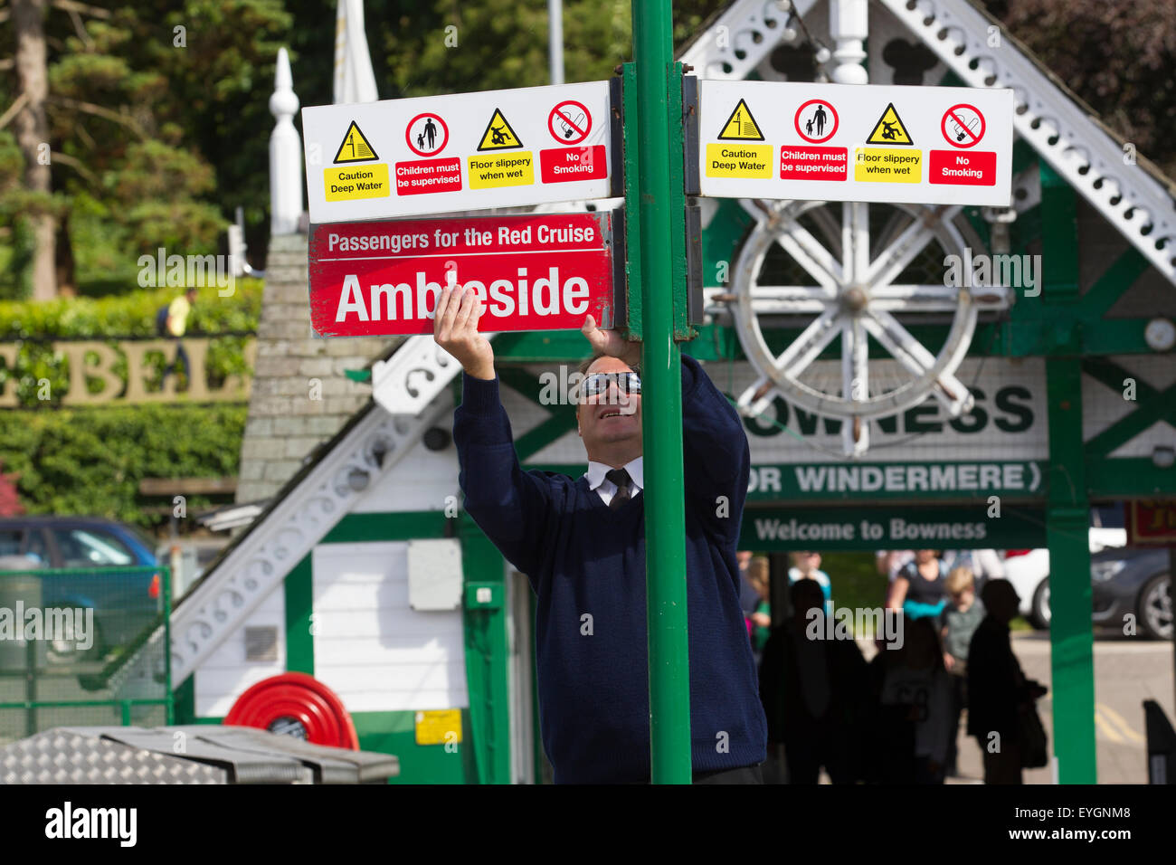 Lake Windermere, Cumbria, UK. 29th July, 2015. UK Weather: Lake ...