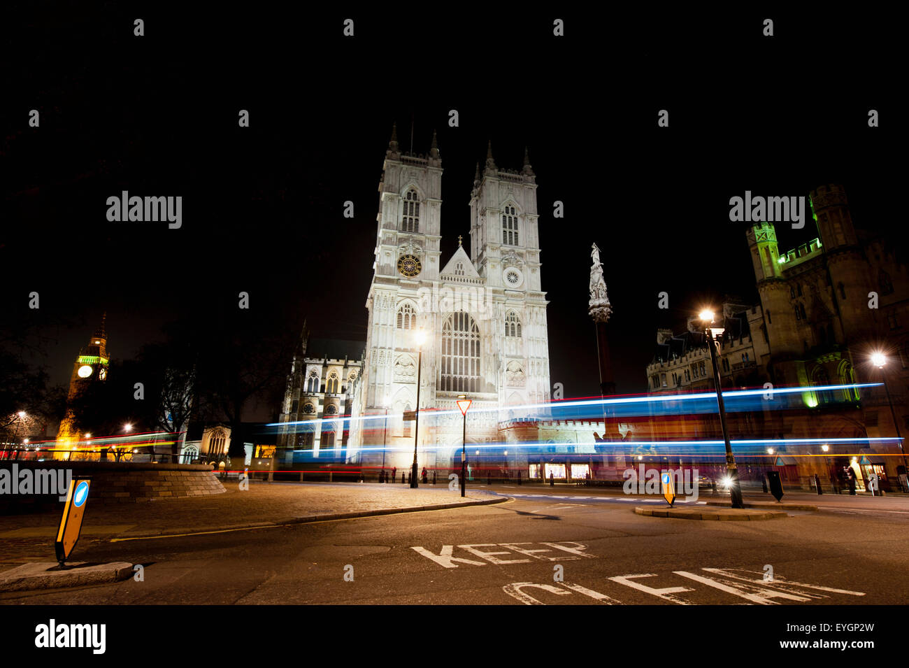 UK, England, Westminster Abbey at night; London Stock Photo - Alamy