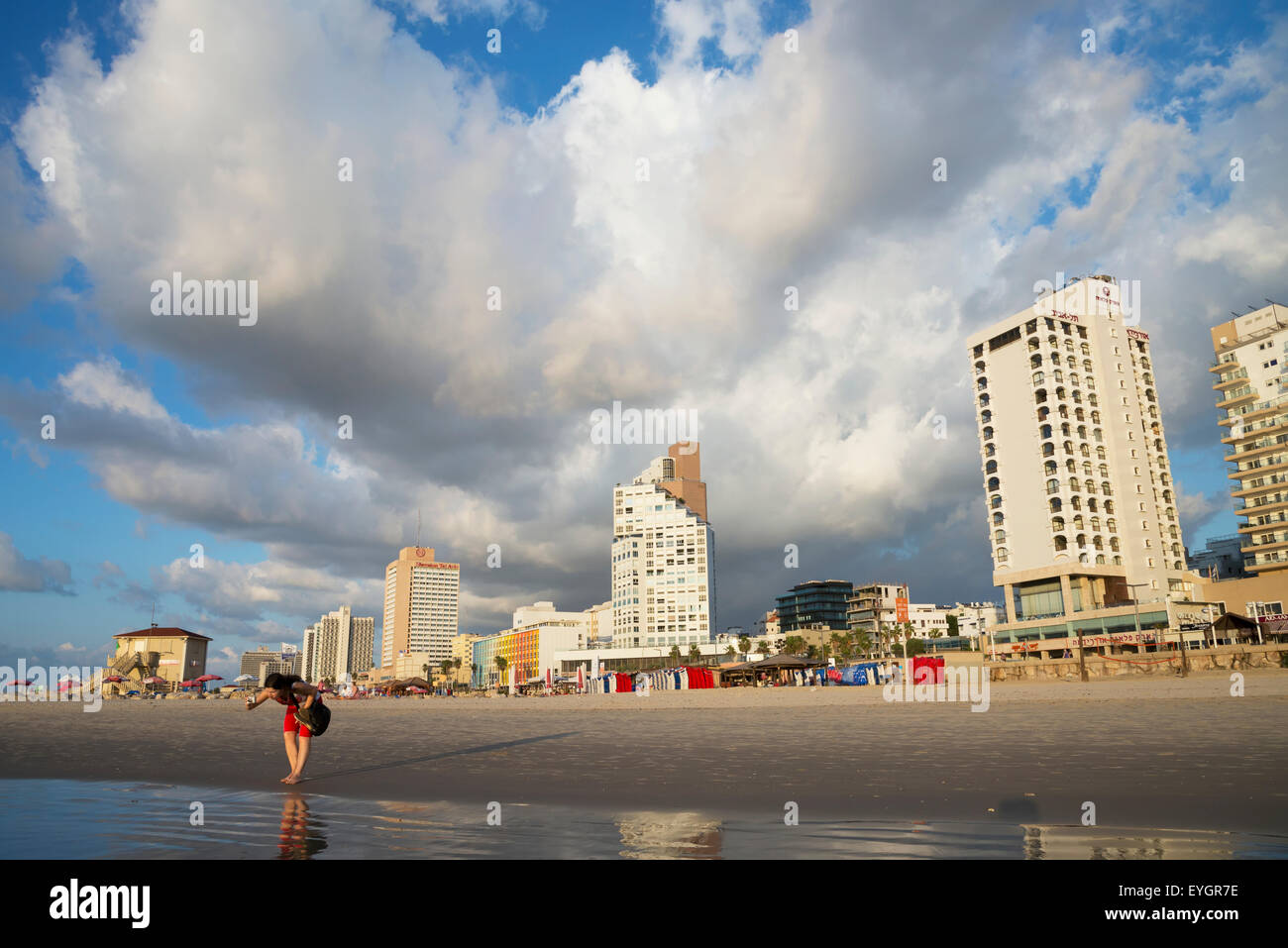 Israel, Beach; Tel Aviv Stock Photo - Alamy
