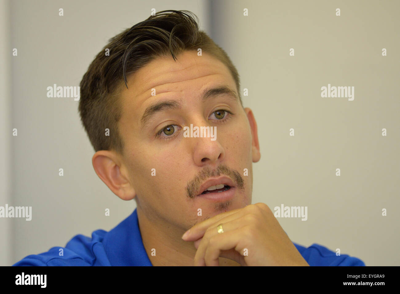 Liberec, Czech Republic. 29th July, 2015. Adrian Rochet of Hapoel Ironi ...