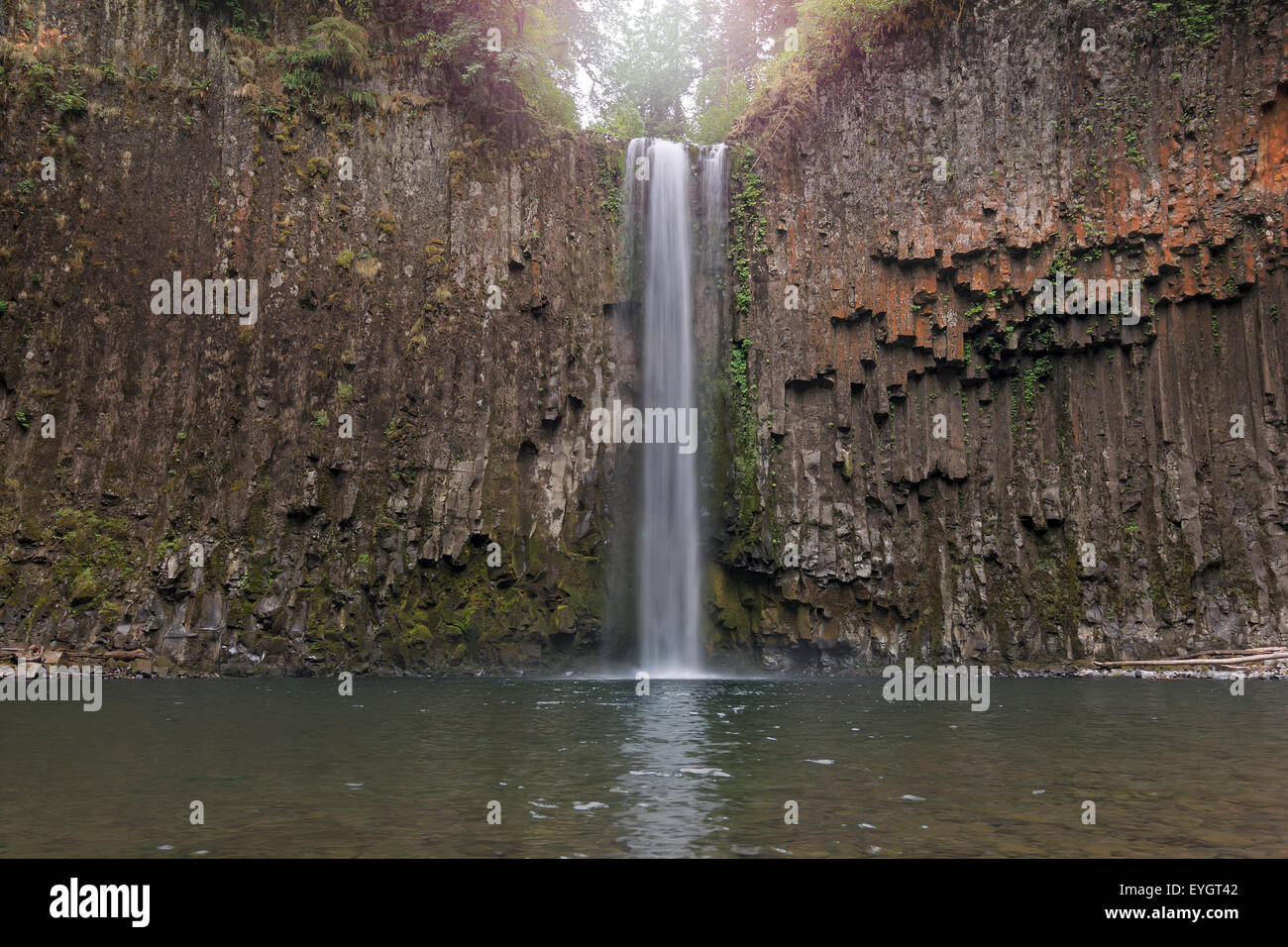 Abiqua Falls by the town of Scotts Mills off Crooked Finger Road in ...