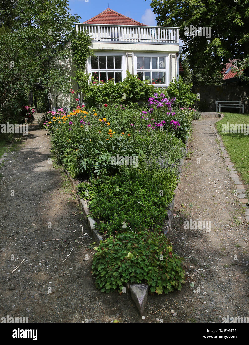 A view of the Hans Fallada house, the site of the Hans Fallada museum ...