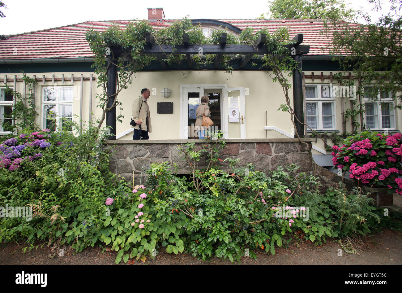 A view of the Hans Fallada house, the site of the Hans Fallada museum ...