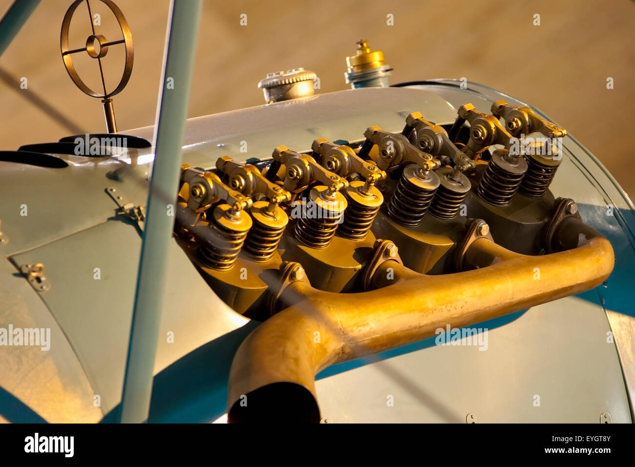 Switzerland, Close-up of bomber engine; Duebendorf Stock Photo - Alamy