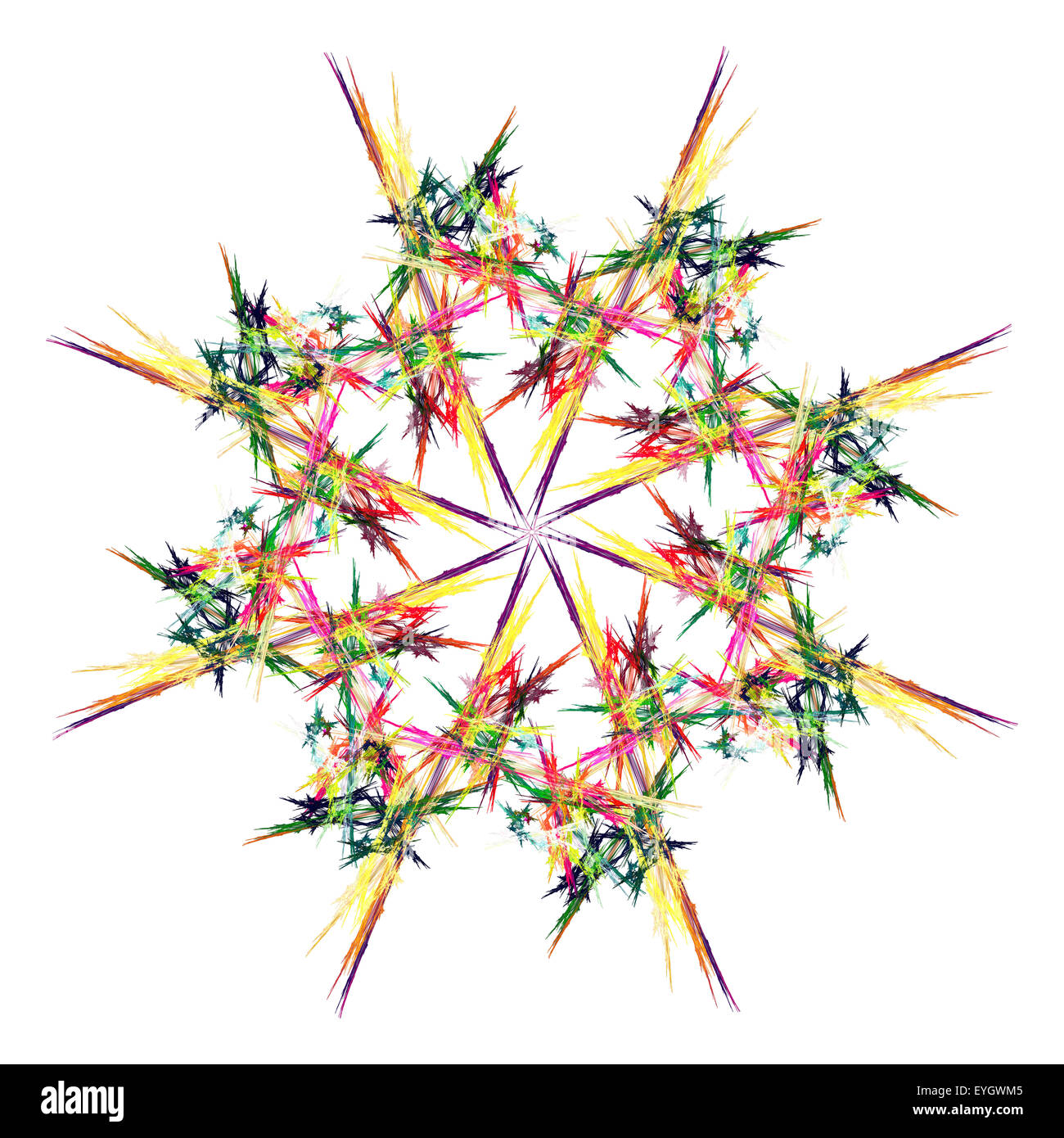 Floral fireworks Cut Out Stock Images & Pictures - Alamy