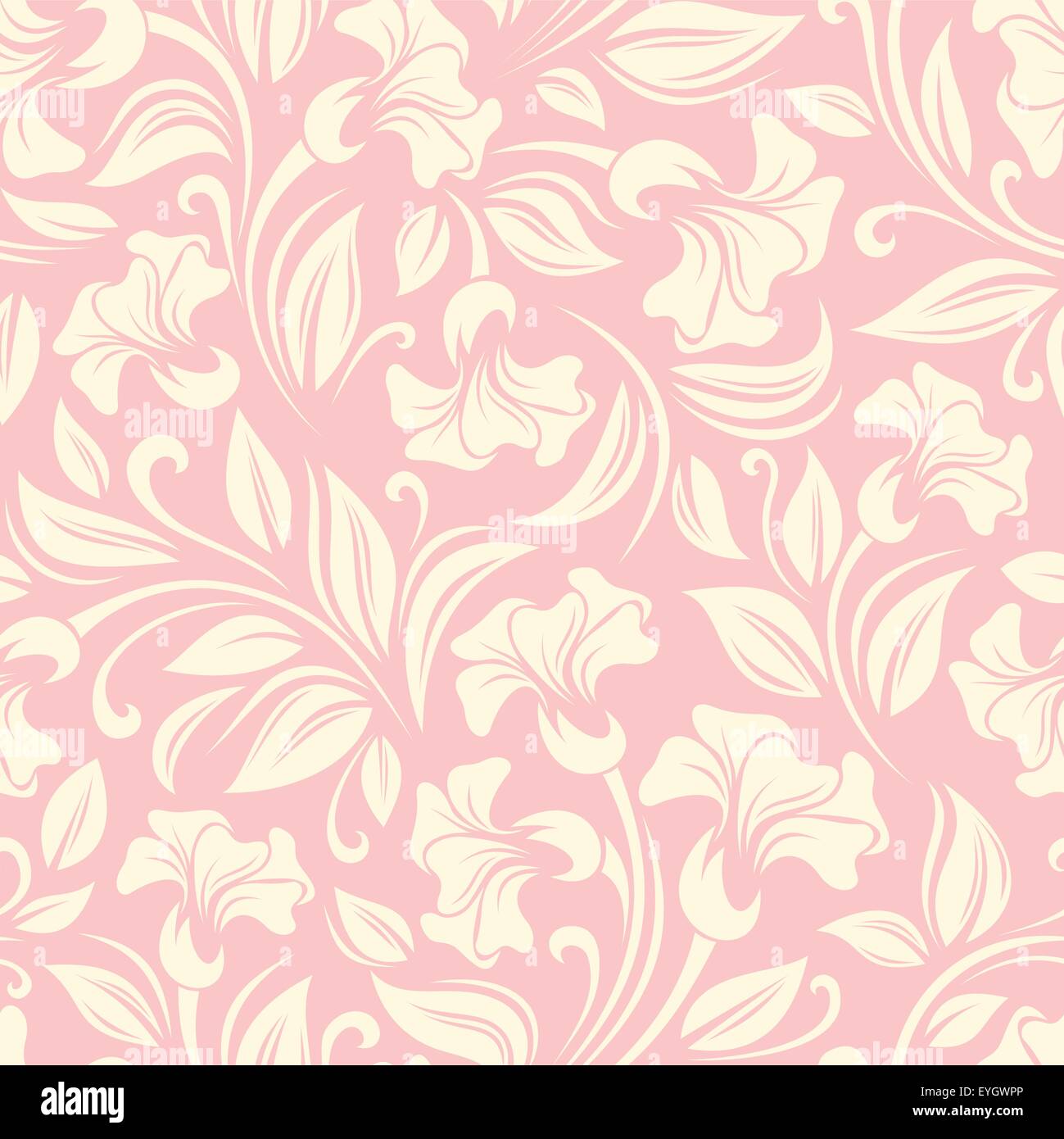 Seamless floral pattern. Vector illustration Stock Vector Image & Art ...