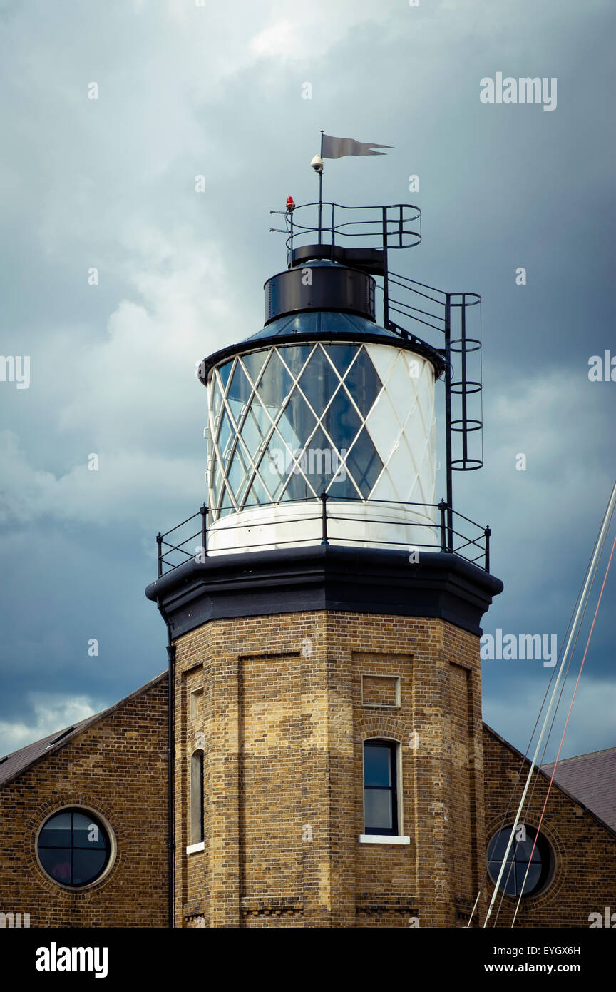 Lighthouse In Docklands; London, Uk Stock Photo - Alamy