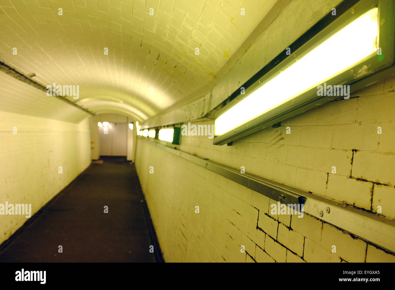 An underground passageway connecting the two platforms of Hassocks ...