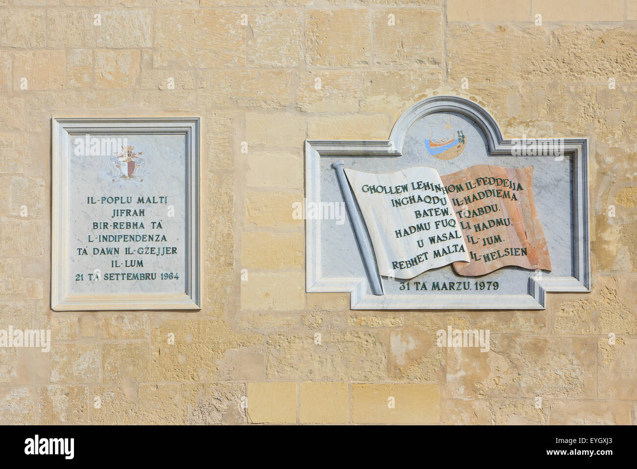 Independence monument maltese hi-res stock photography and images - Alamy