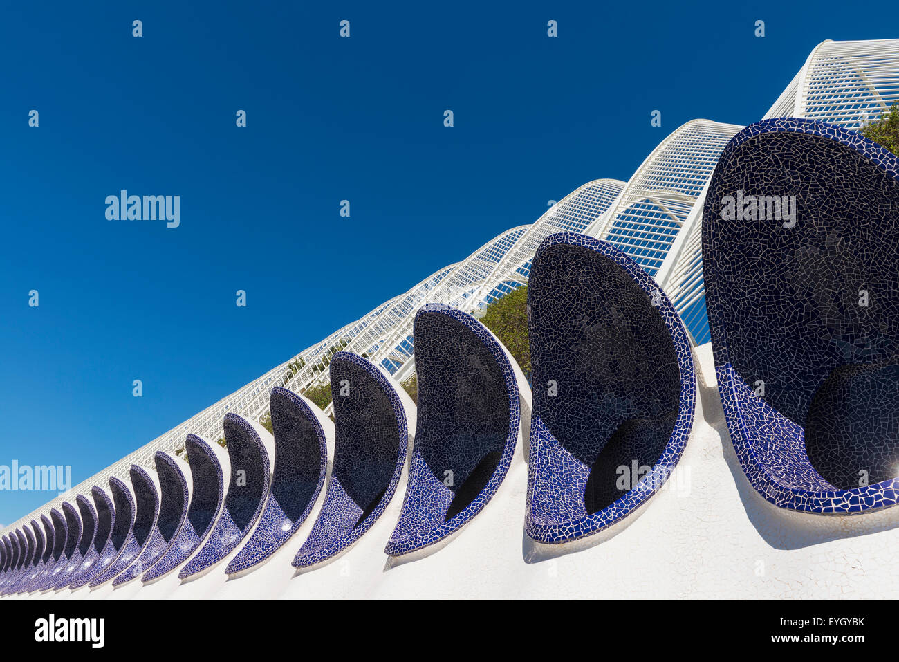 View Of Umbracle In Ciudad De Las Artes Y Las Ciencias (City Of Arts ...