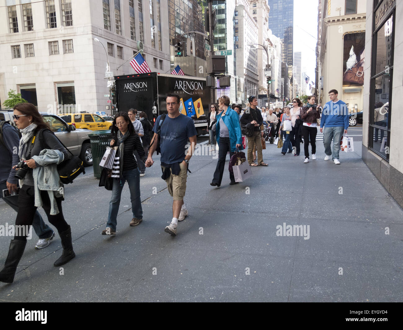 West 57th street in manhattan hi-res stock photography and images - Alamy
