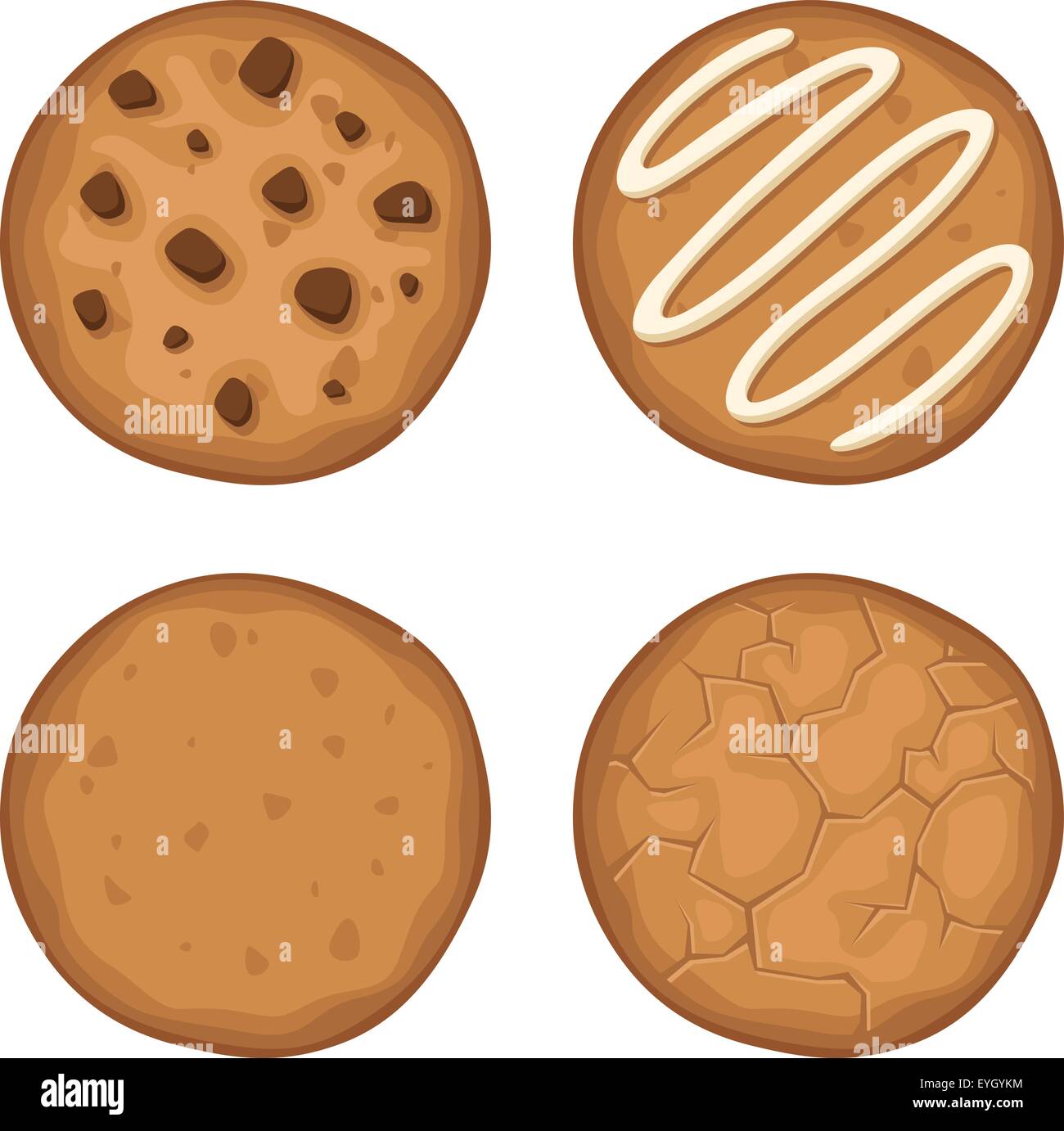 Sweets cookie Stock Vector Images - Alamy