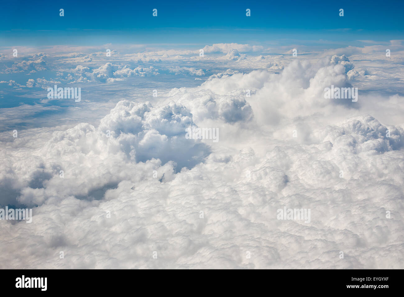 Sky clouds background. View from above Stock Photo - Alamy