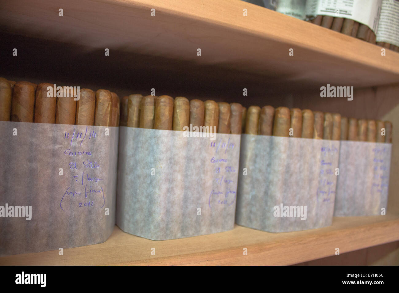 Traditional rolled and wrapped hand made cigars that has been made for ...