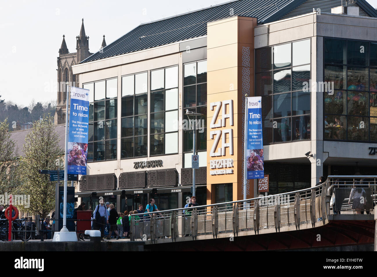 Za Za Bazaar Bar And World Banquet; Harborside, Bristol, England, Uk ...