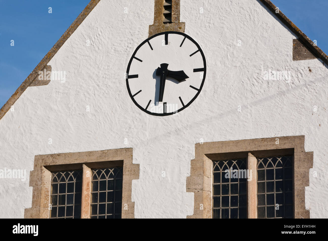 St John's Church Clock; West Bay, Jurassic Coast, Dorset, England Stock ...