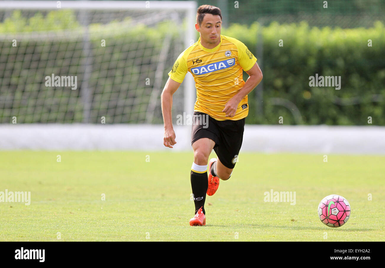Udine, Italy. 29th July, 2015. Udinese's defender Ivan Piris during the ...