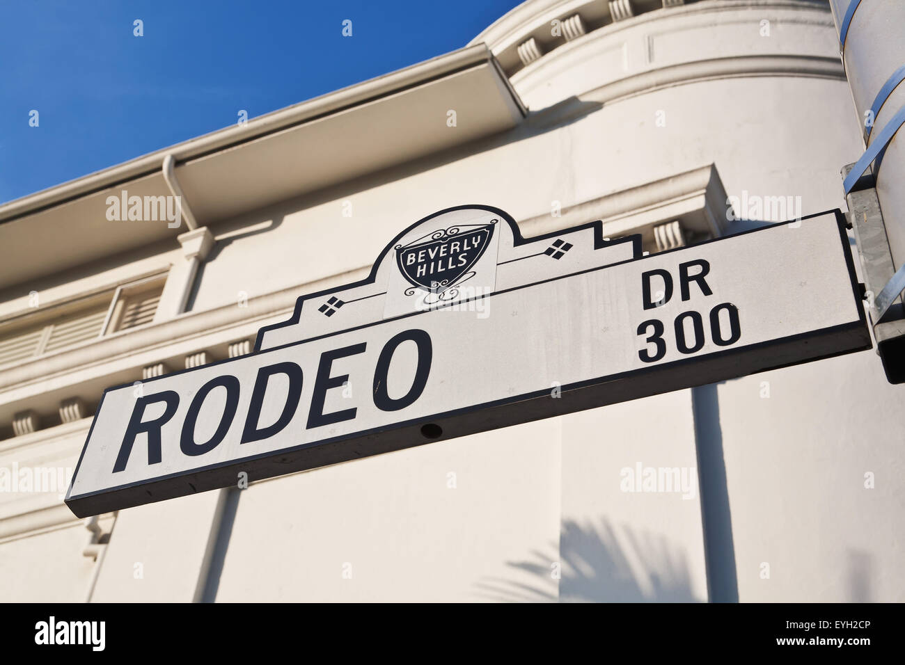 Rodeo Drive Road Sign; Los Angeles, California, Usa Stock Photo - Alamy