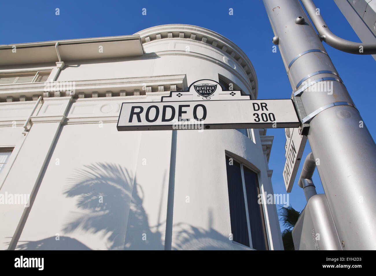 Rodeo Drive Road Sign; Los Angeles, California, Usa Stock Photo - Alamy