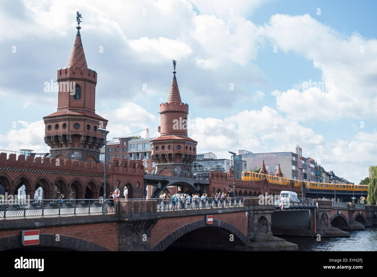 Oberbaumbruecke, Berlin, Germany Stock Photo - Alamy