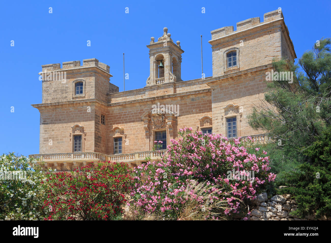 The Selmun Palace in Mellieha, Malta Stock Photo - Alamy