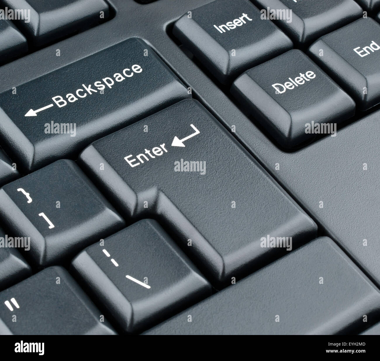 Keyboard enter key Stock Photo - Alamy
