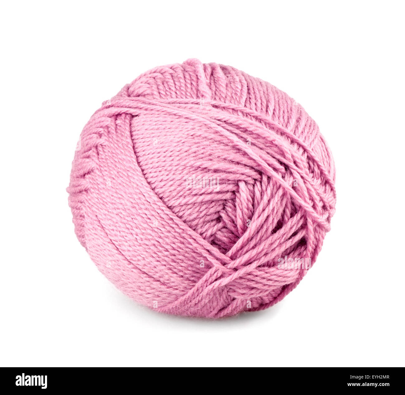 Ball of yarn on white background Stock Photo - Alamy