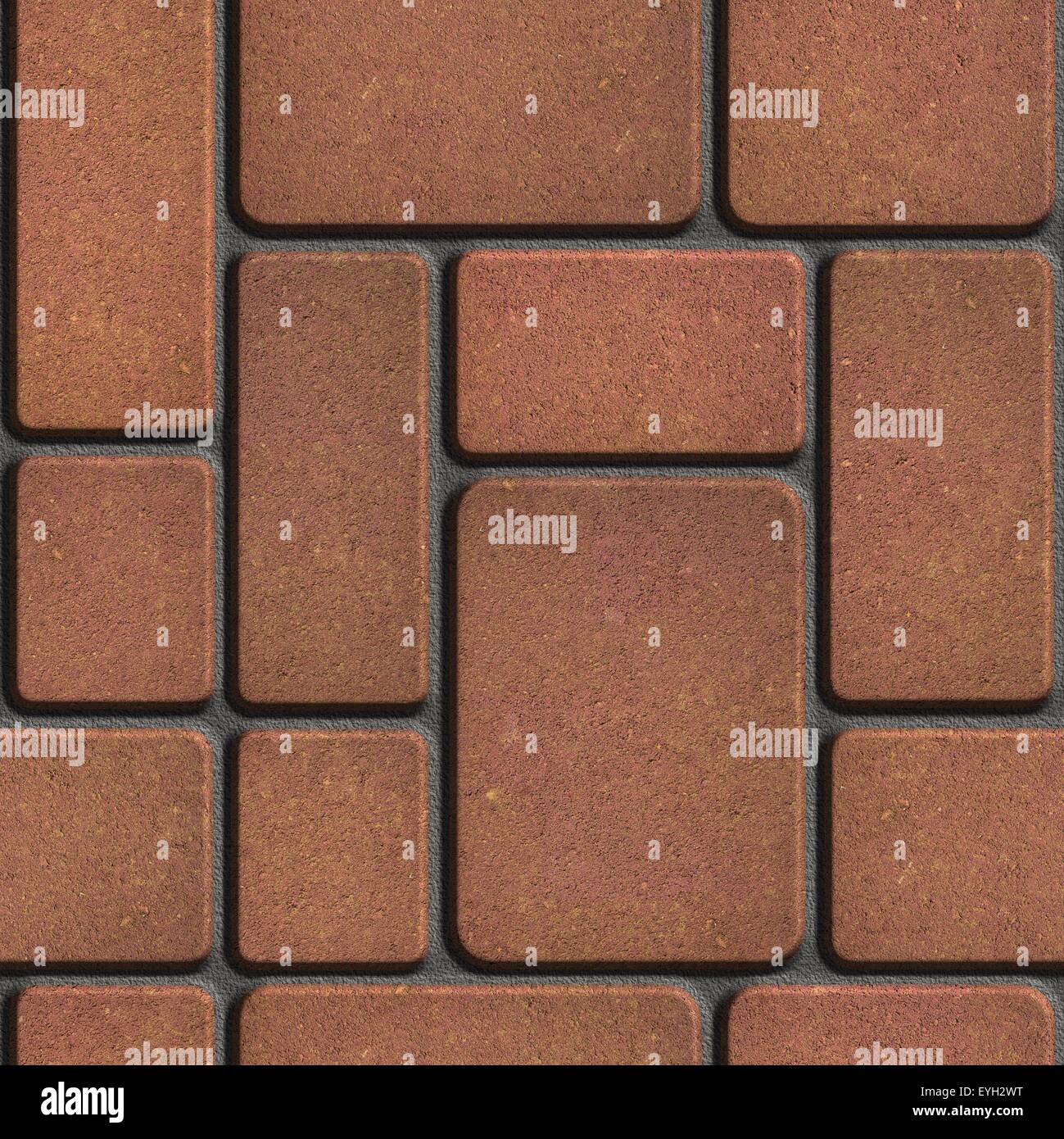 Brown Tiles of Different Rectangular Shapes Stock Photo - Alamy