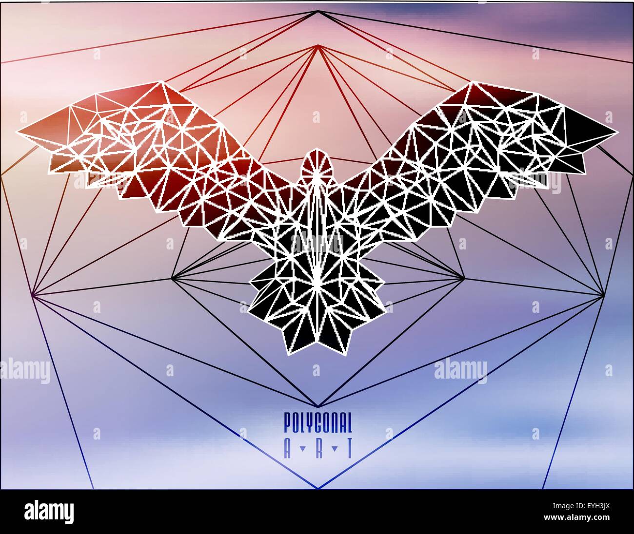 Abstract polygonal bird Stock Vector Image & Art - Alamy