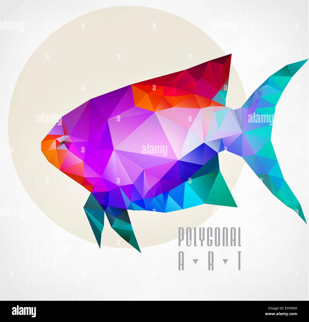 Abstract polygonal fish Stock Vector Image & Art - Alamy