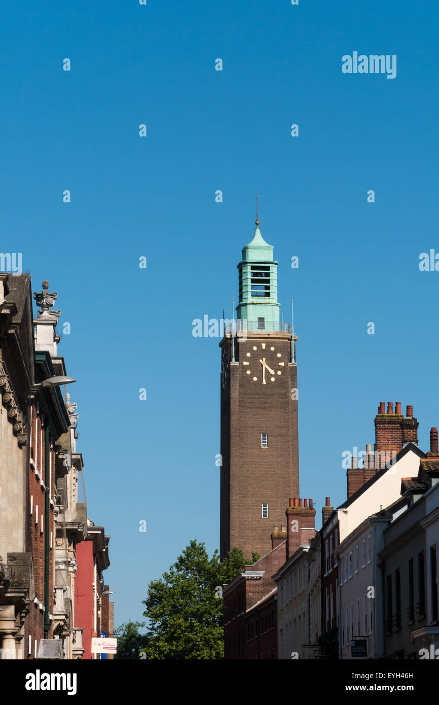 Norwich City Hall Clock Tower High Resolution Stock Photography and ...